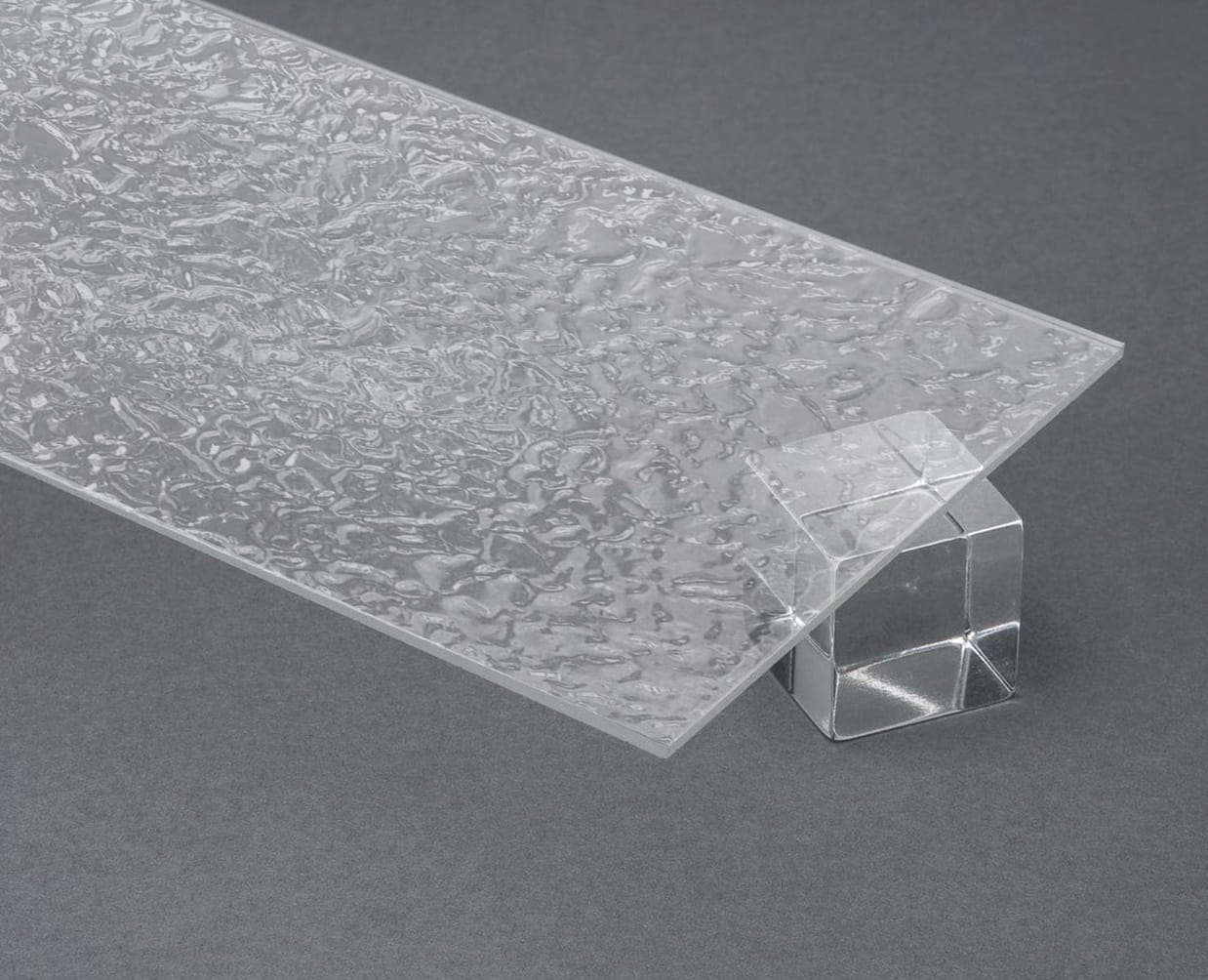 Ch Clear Glacier Textured Acrylic - 3MM - UNICO Co. Estore